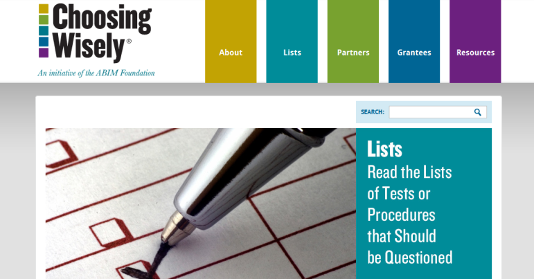 Choosing Wisely - A resource to help reduce unnecessary or harmful ...