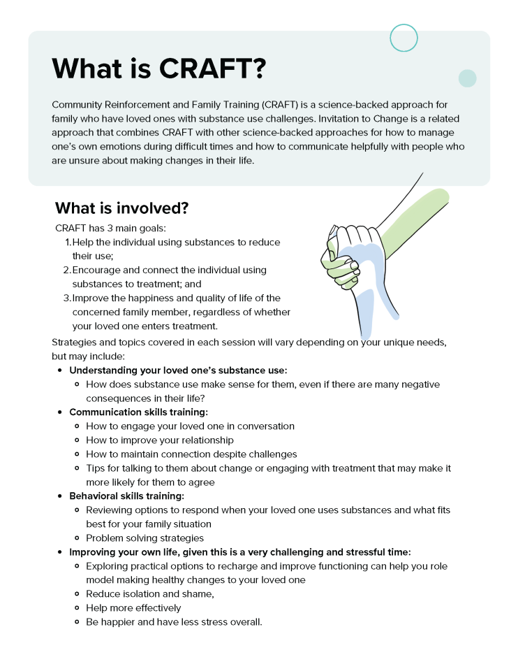 CRAFTing a response: expanding support options available for families ...