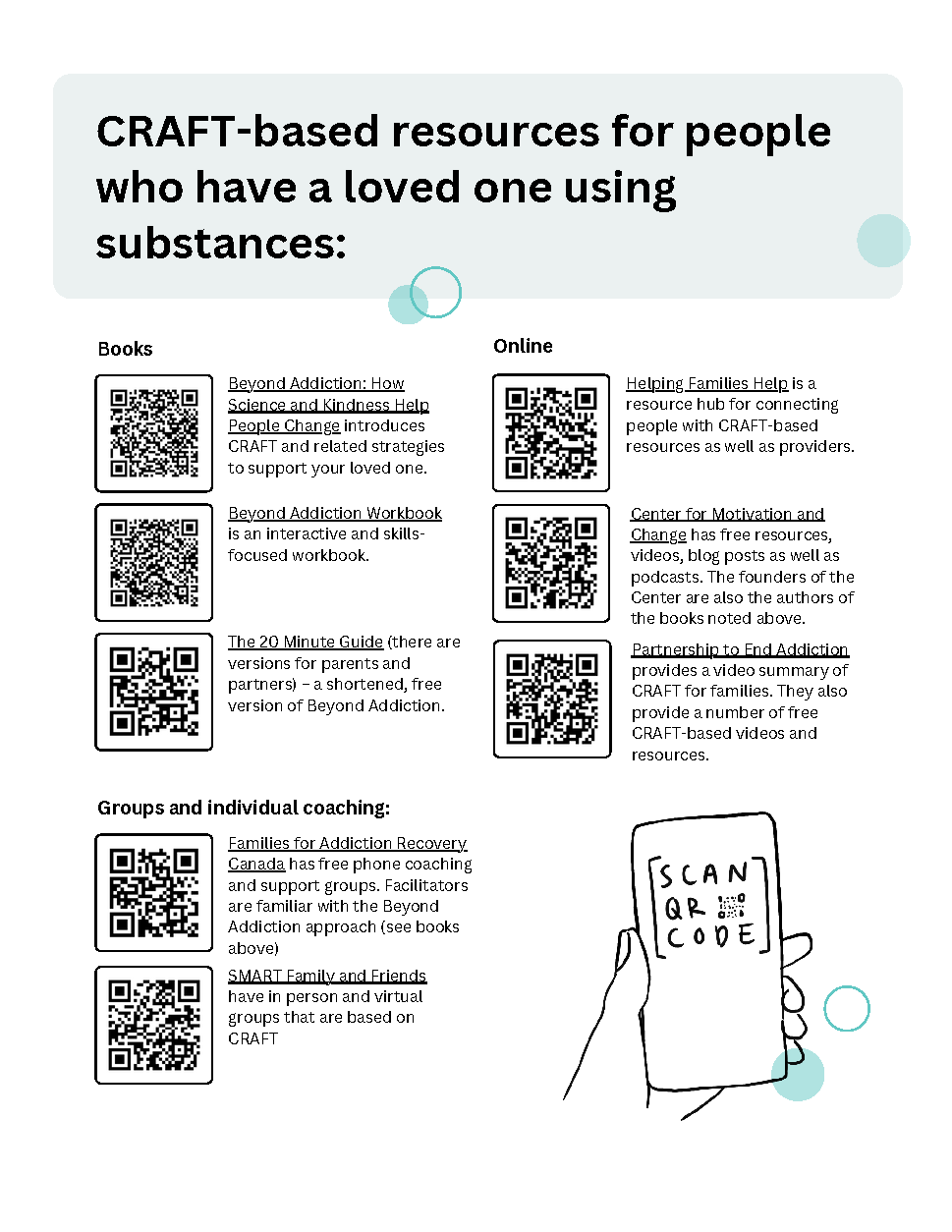 CRAFTing a response: expanding support options available for families ...